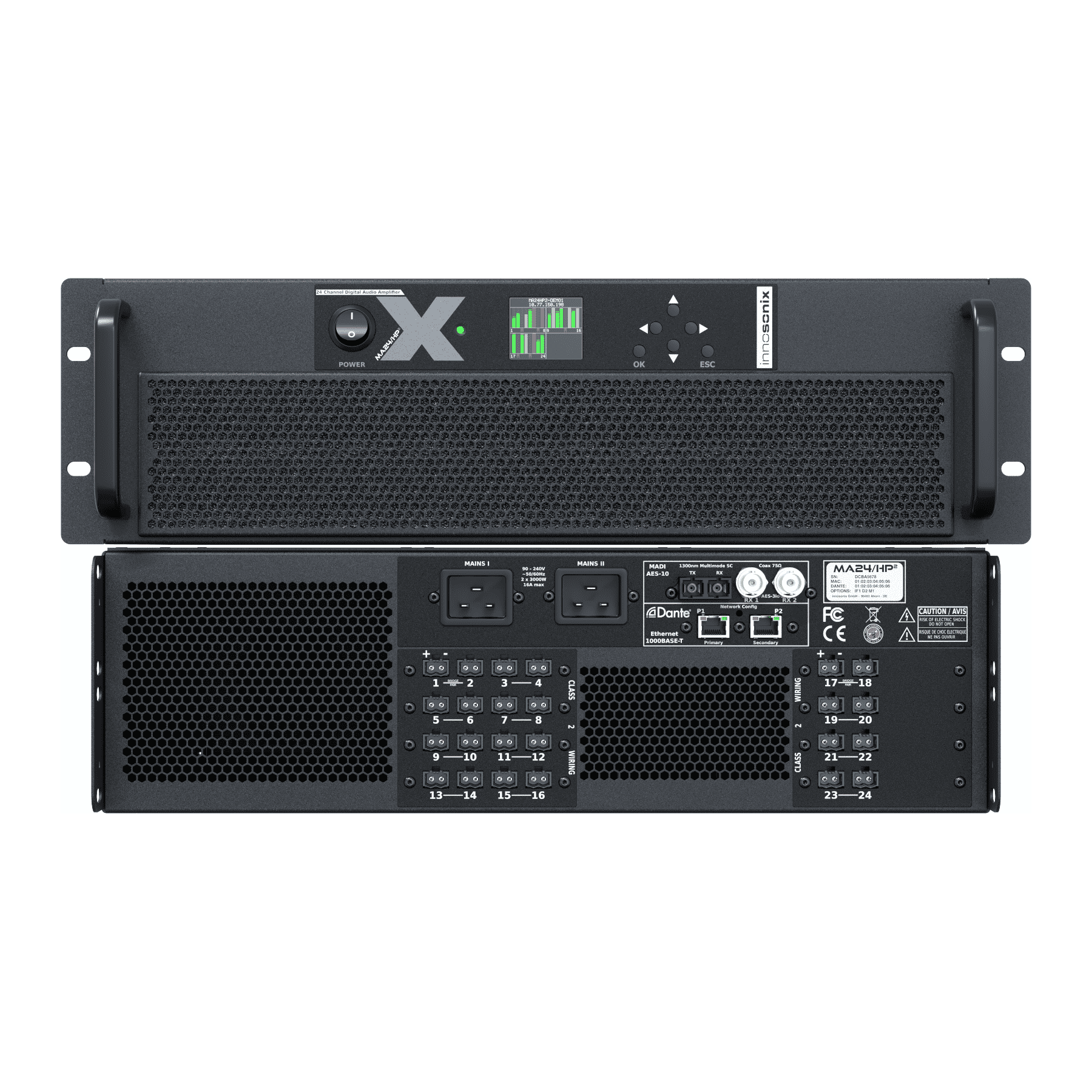 Innosonix MA24/HP² | 24 Channel Amplifier | 2B Heard